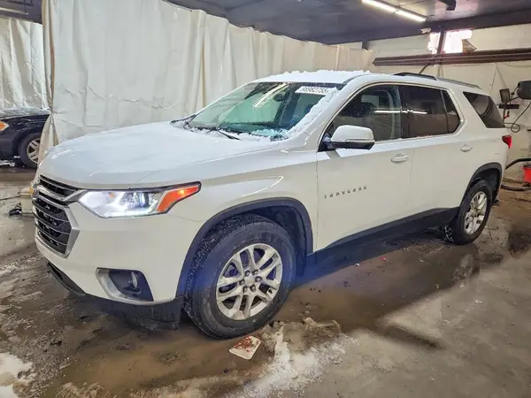 1GNEVGKW5JJ225471 VIN - 2018 CHEVROLET TRAVERSE LT WHITE 3.6L 6 | Car ...